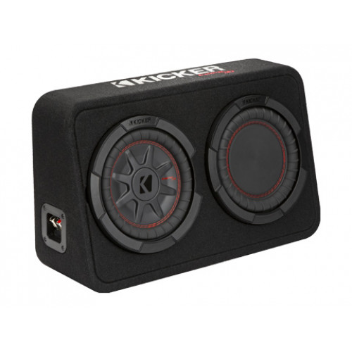 KICKER 48TCWRT8 8" SUB+BOX SLIM 2OHM